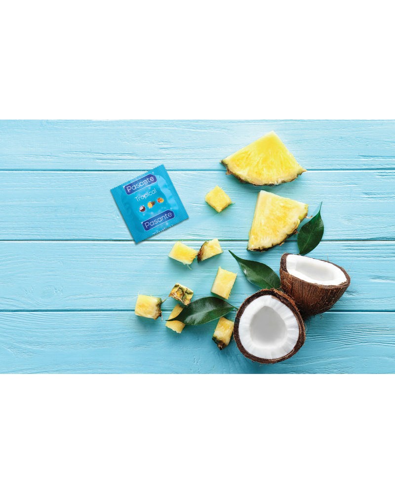 Pasante Tropical: Preservativi aromatizzati alla frutta | Comodo.it